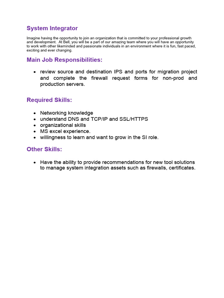 System Integrator | PDF