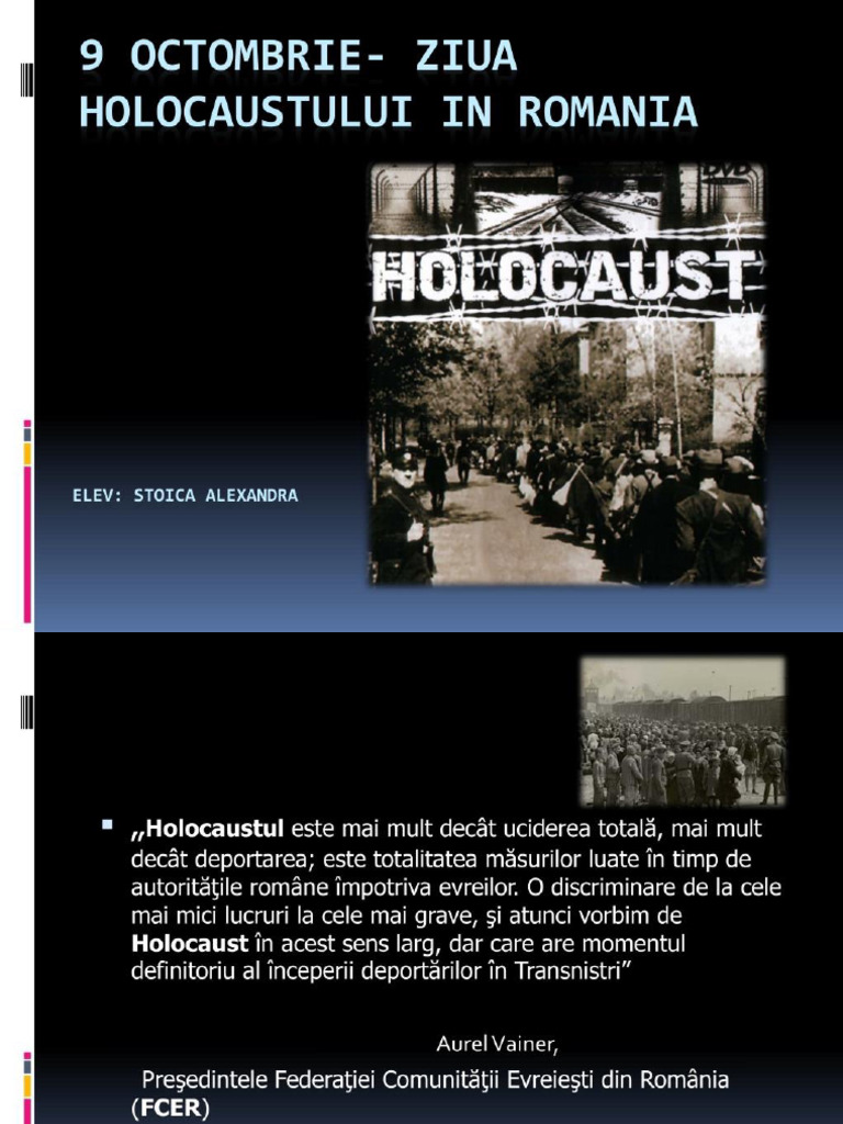 Holocaustul in Romania | PDF