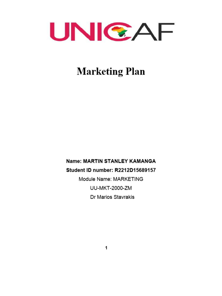 Final assignment-UU-MKT-2000-Marketing. | PDF