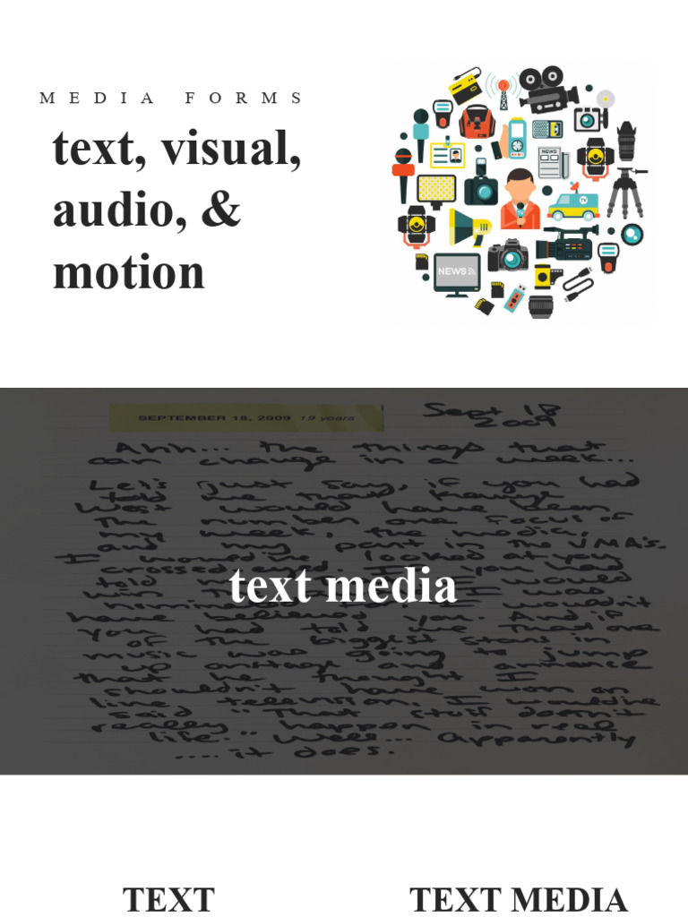Text, Visual, Audio, Motion 1 | PDF | Composition (Visual Arts ...