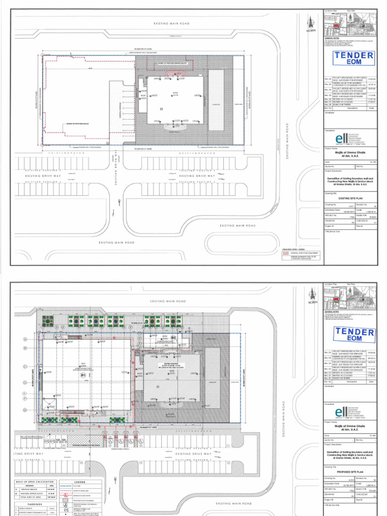 506 Revised Tender Drawing A-011 & A-012 | PDF