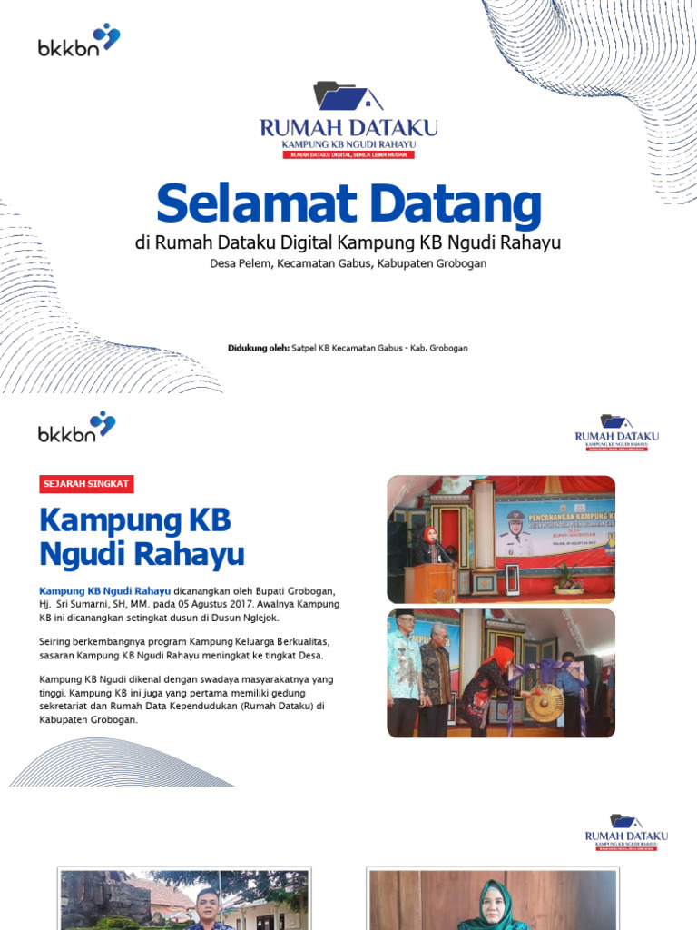 Rumah Dataku Kampung KB Ngudi Rahayu berbasis Digital | PDF