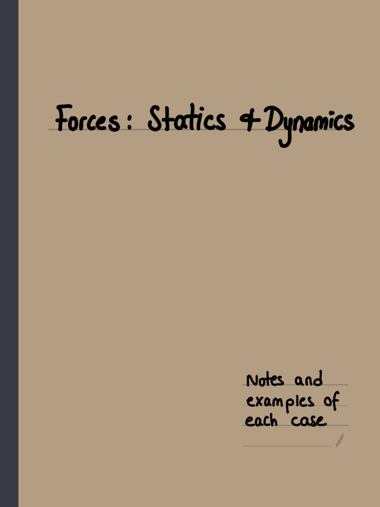 Forces Notes | PDF | Force | Friction