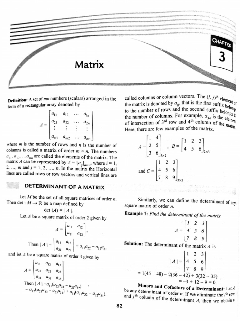 Matrix | PDF