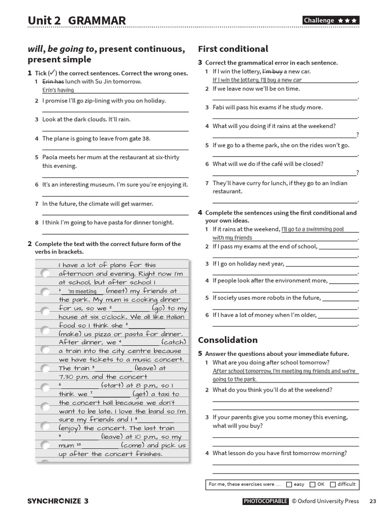 Synchronize3 TRB Worksheets Unit 2 Challenge Grammar | PDF ... Synchronize3 TRB Worksheets Unit 2 Challenge Grammar | PDF ...