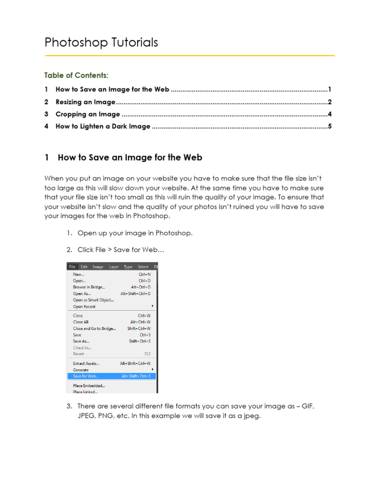 Photoshop Tutorials | PDF | Adobe Photoshop | Graphics