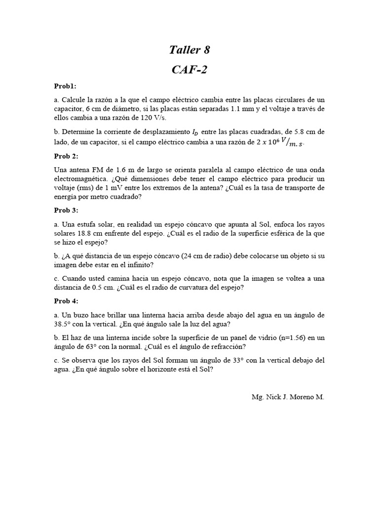 S15.s3 - Taller 8 | PDF | Ciencia y matemáticas