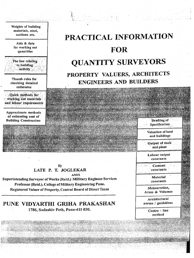Practical Info. For QS - Joglekar | PDF | Metrology | Units Of Measurement