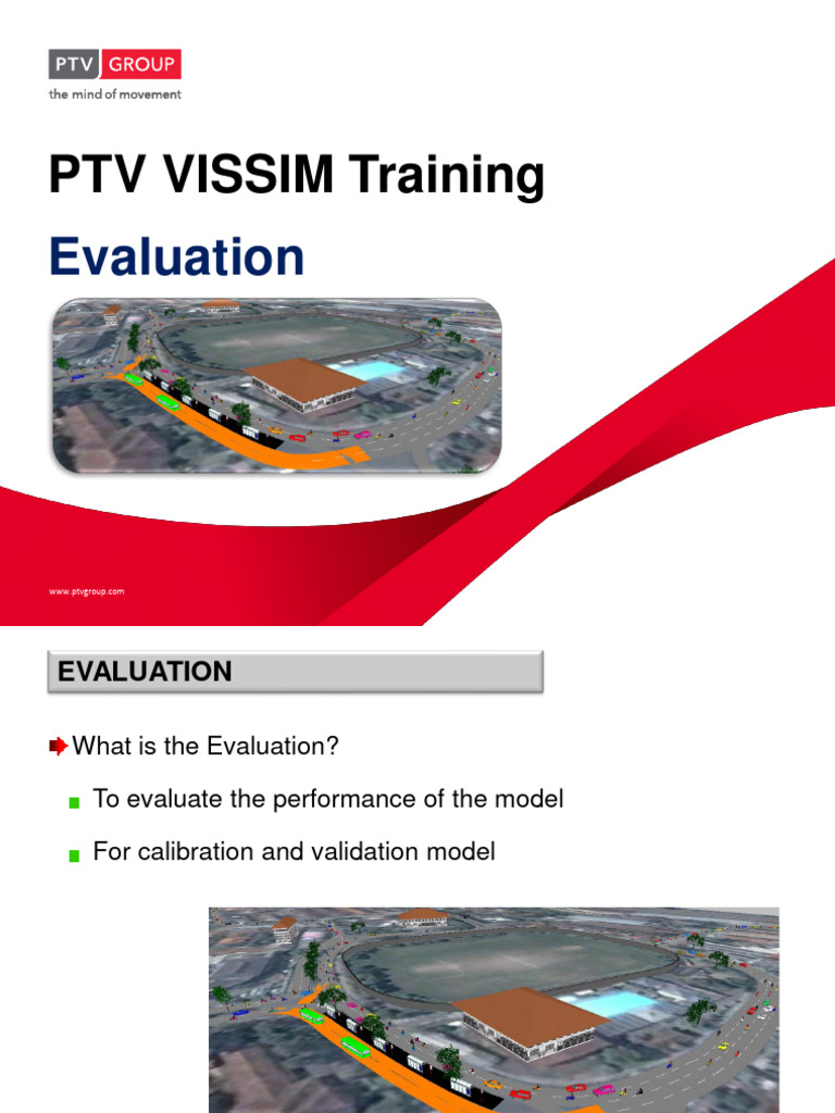 Vissim Training - 7. Evaluation | PDF | Applied Mathematics | Computer Engineering