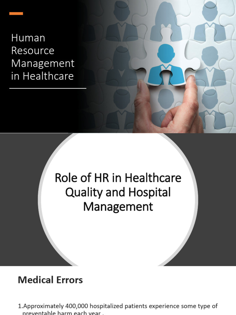 Human Resource Management in Healthcare - Handouts | PDF | Career ...