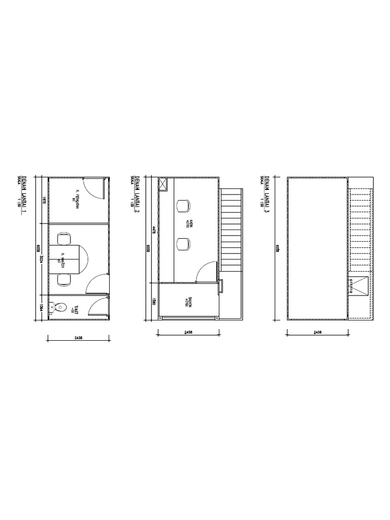 Denah Tower Kontainer | PDF