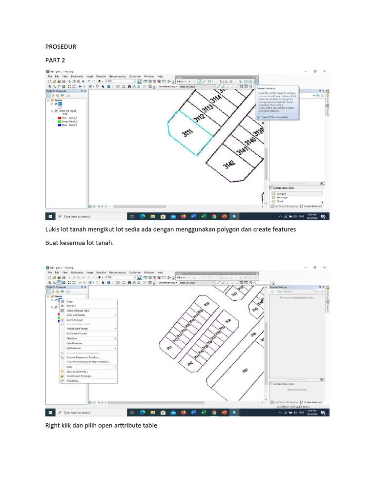 Prosedur Gis Lab 1 | PDF