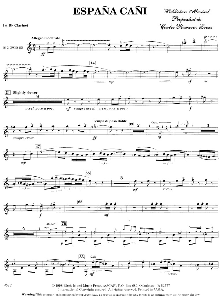 Espana Cañi - Robert Longfield | PDF