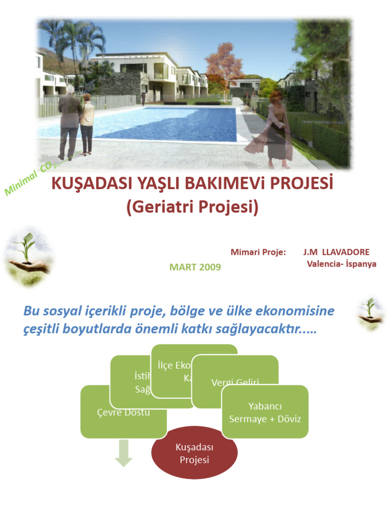 Kuşadası Yaşlı Bakımevi Projesi | PDF