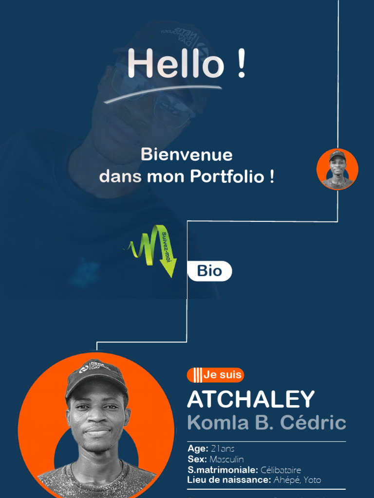 CV + Portfolio ATCHALEY K. Cédric | PDF