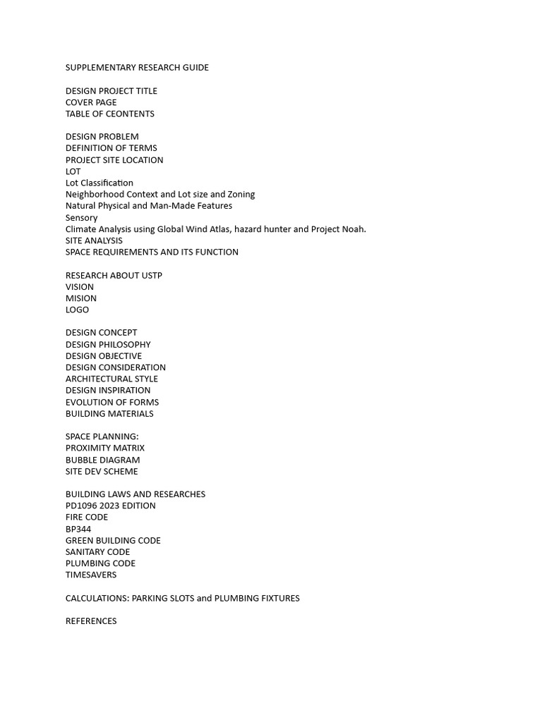 Supplementary Research Guide | PDF