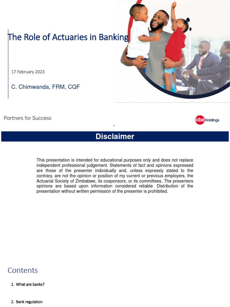 Actuarial Roles In Banking Pdf Basel Iii Machine Learning