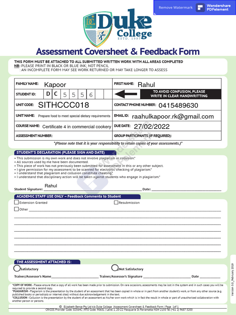 Full Assessment | PDF | Food Energy | Fat