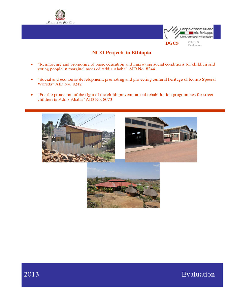 NGO Projects Ethiopia | PDF | Ethiopia | Poverty
