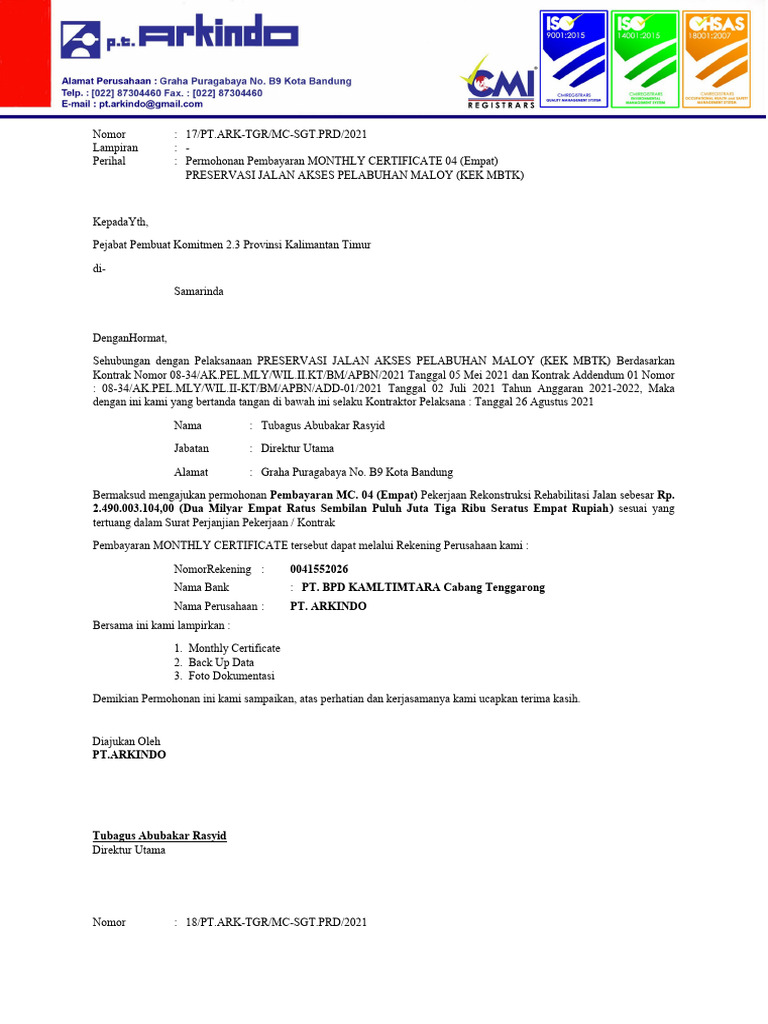 Permohonan MC 04 | PDF