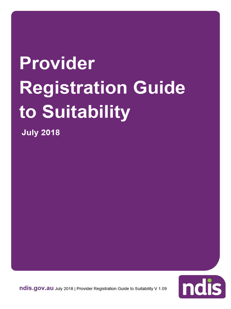NDIS Provider Registration Guide | PDF | Physical Therapy | Occupational Therapy