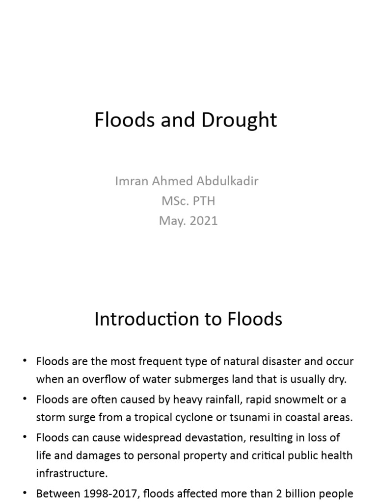 Floods and Drought | PDF | Science & Mathematics