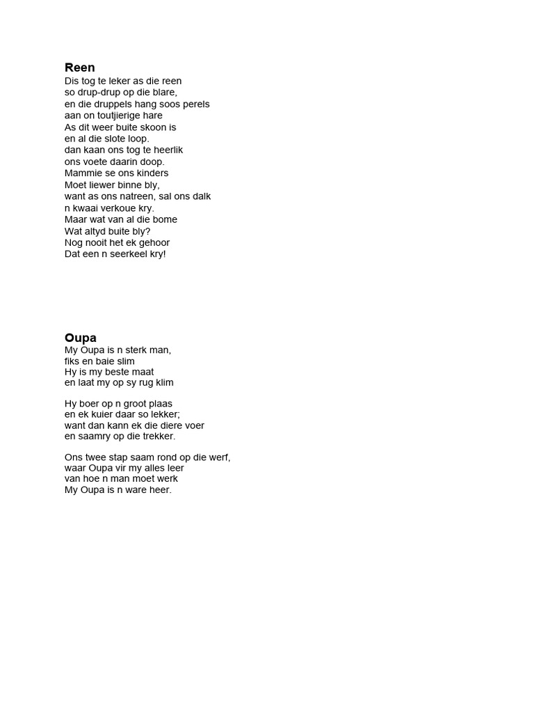 Poem | PDF