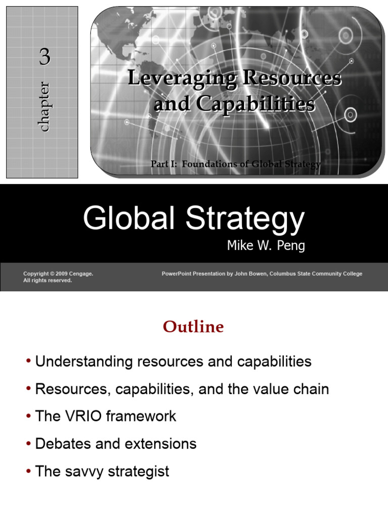 Ch03-Leveraging Resources and Capabilities-Global Strategy | PDF