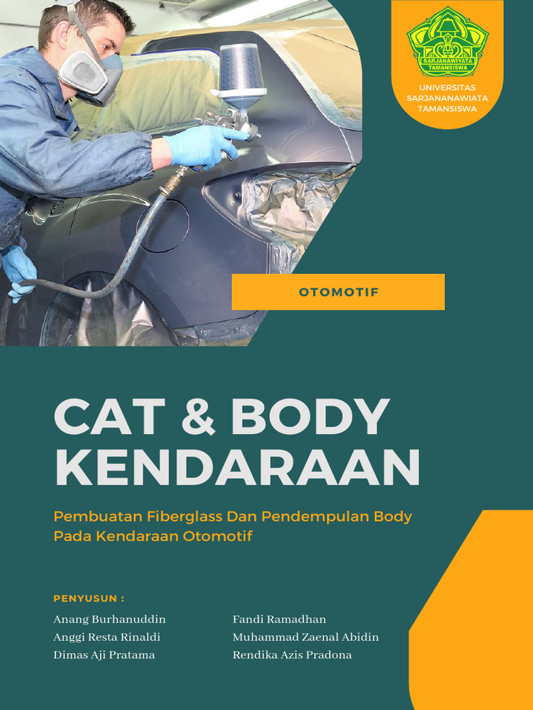 MODUL CAT DAN BODY KENDARAAN KELOMPOK 4_FIBERGLASS DAN PENDEMPULAN | PDF