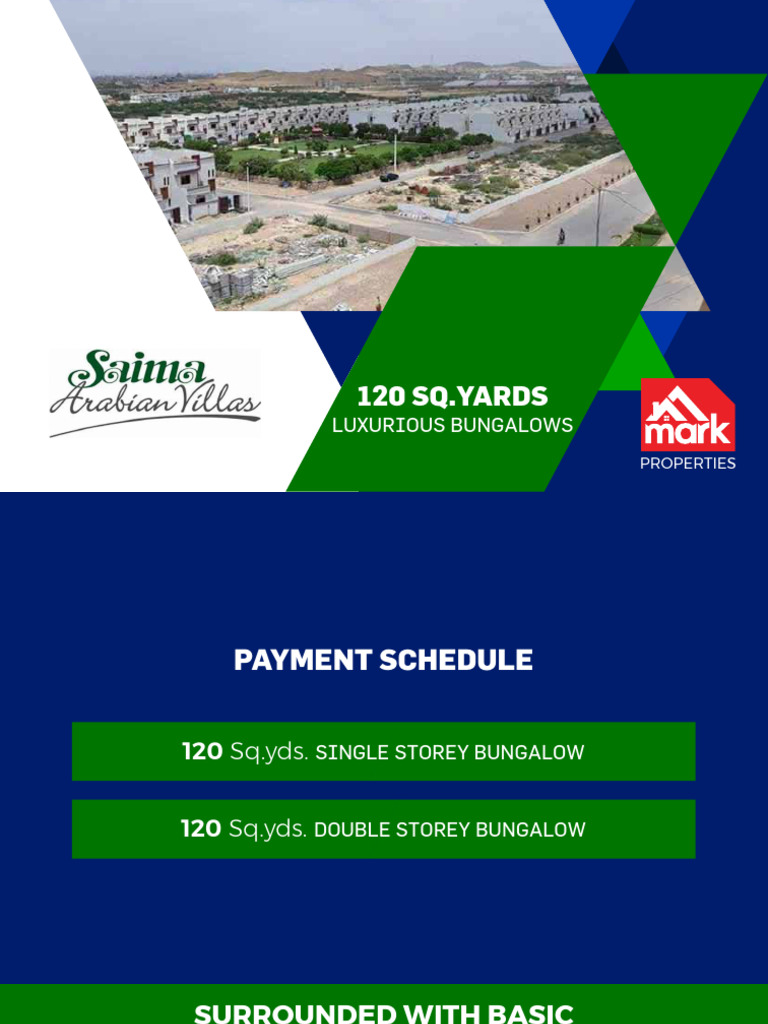 Saima Arabian Bungalows | PDF
