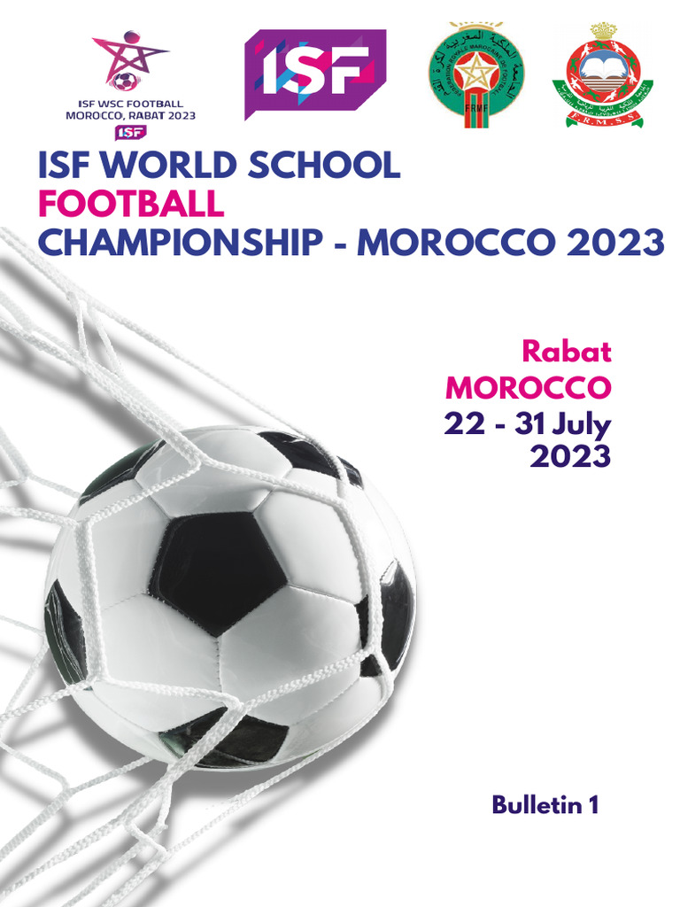 ISF WSC Football 2023 - Bulletin 1 | PDF | Travel Visa