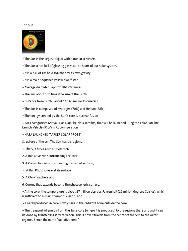 Our Solar System Notes | PDF | Planets | Solar System