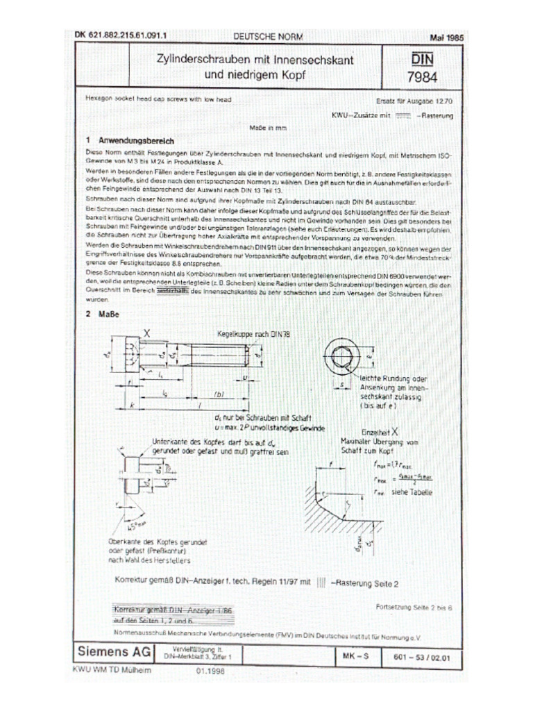 DIN7984 | PDF