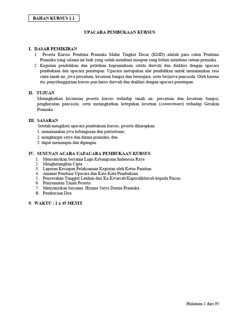 Modul KMD Penegak | PDF