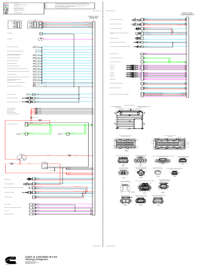 Wiring Diagram - 5467241 - Umbrella EGR - B149 | PDF | Throttle | Switch