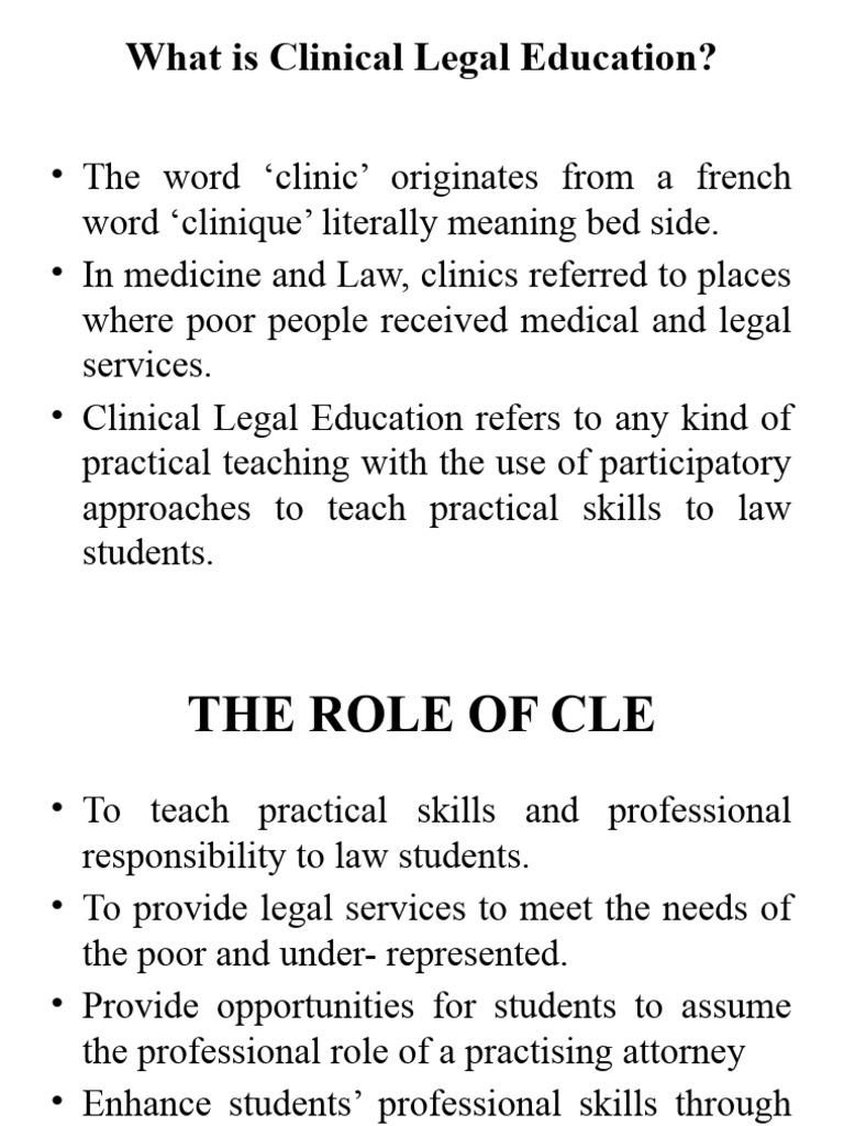 Understanding Clinical Legal Education | PDF | Profession | Lawyer