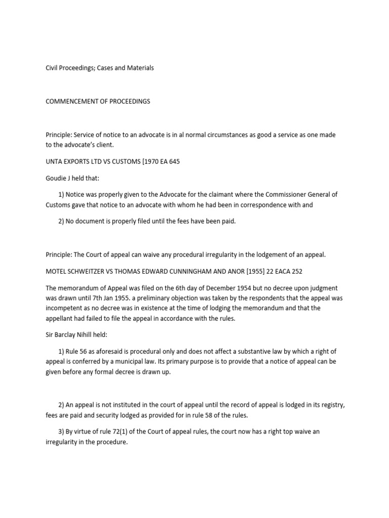 Rule 72 Notices in Civil Proceedings | PDF | Lawsuit | Pleading