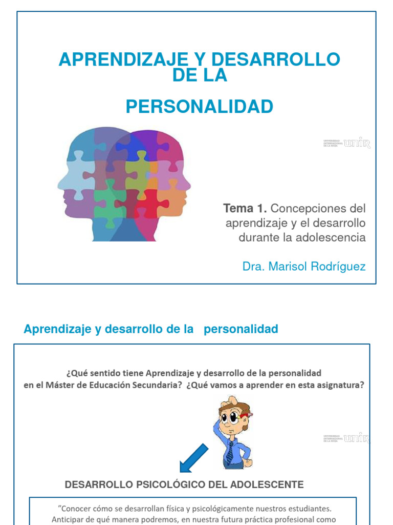 164331tema 1 Ideas Claves | PDF | Desarrollo cognitivo | Pensamiento