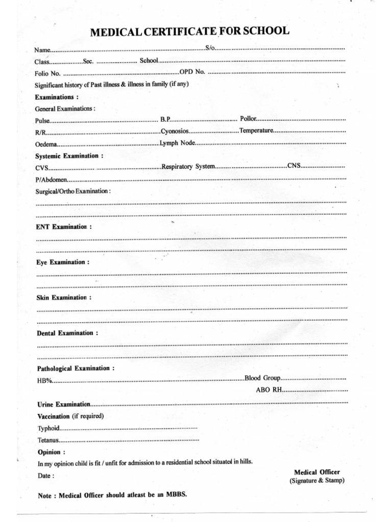 Birla Vidya Mandir Medical | PDF