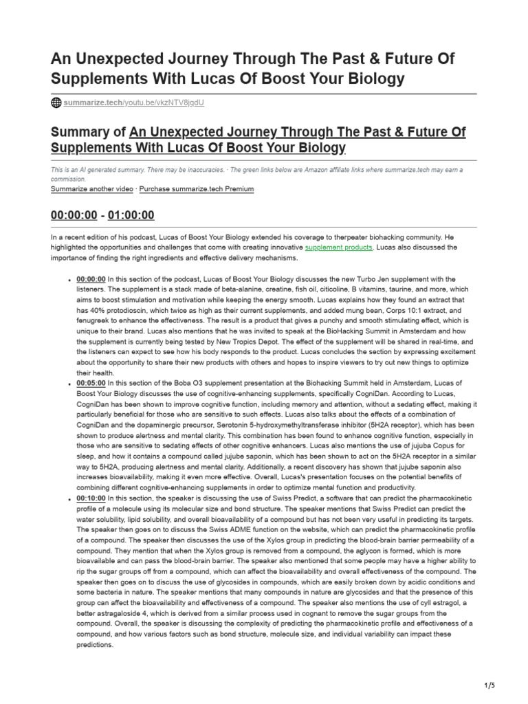 Summarize - Tech-An Unexpected Journey Through The Past Amp Future of ... Summarize - Tech-An Unexpected Journey Through The Past Amp Future of ...