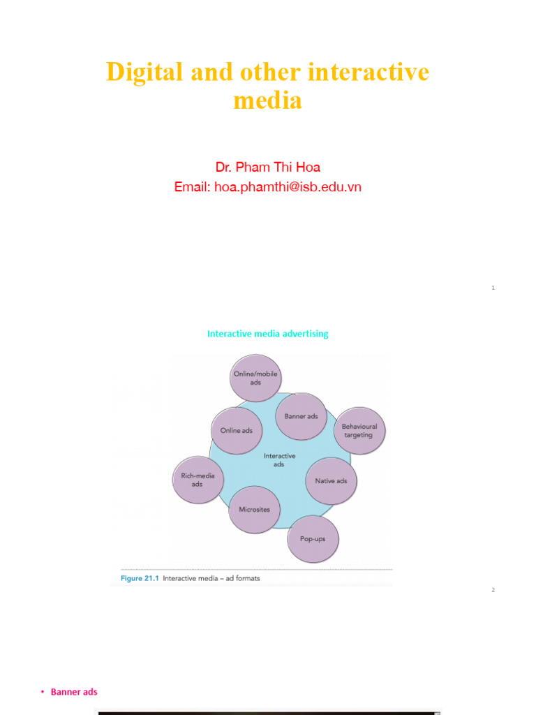Session 13 - Digital and Other Interactive Media | PDF