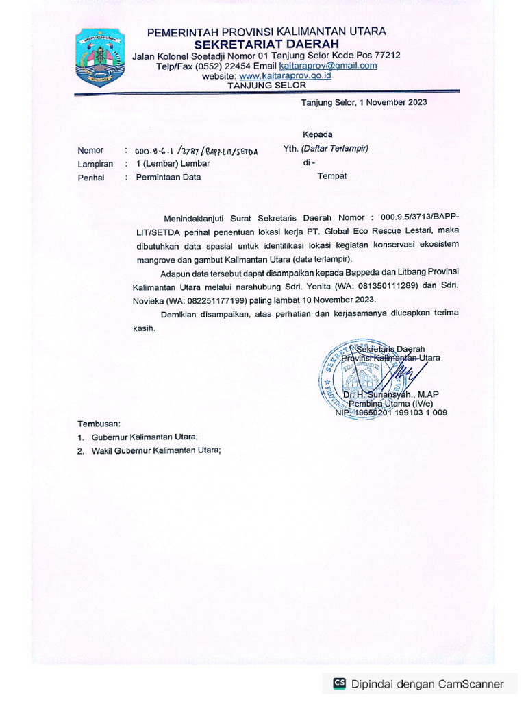 Permintaan Data-1 | PDF