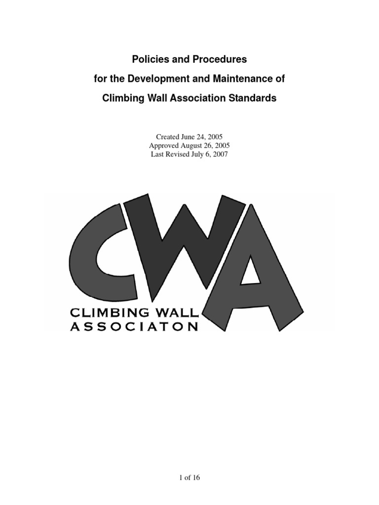 CWA Standards Development Policies | PDF | Committee | Patent