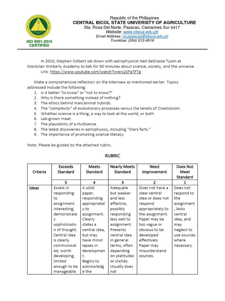 STS Assessment 1 | PDF | Evidence | Cognition