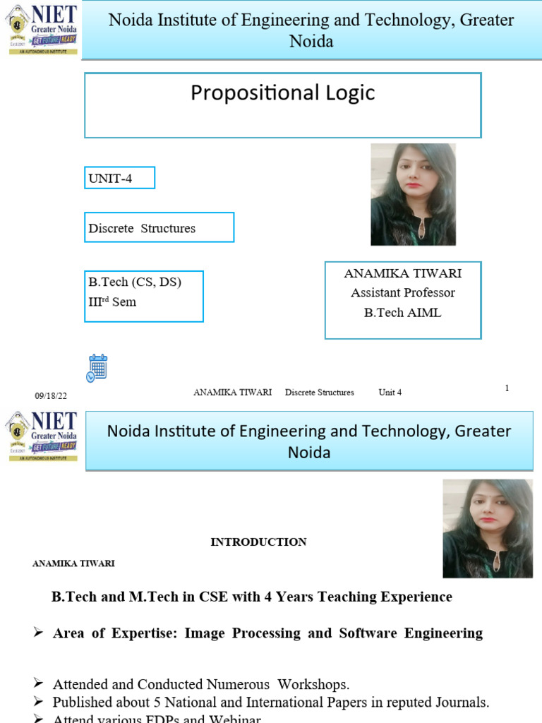 Unit 4 | PDF | First Order Logic | Discrete Mathematics