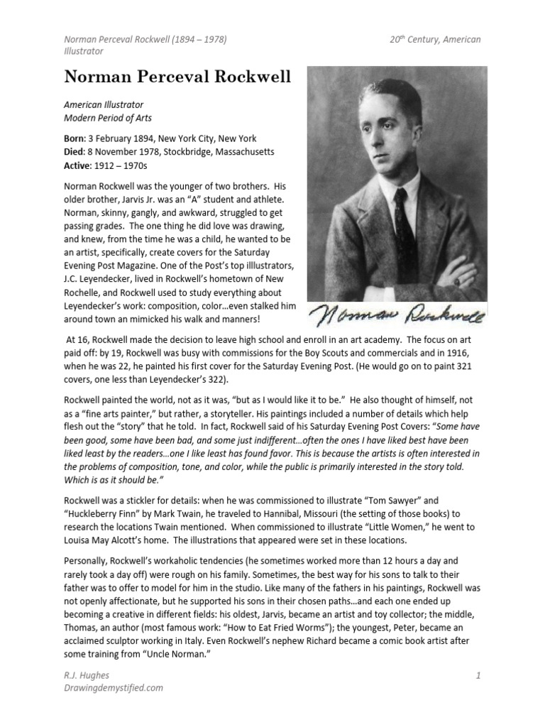 Norman Rockwell Reference Usage | PDF