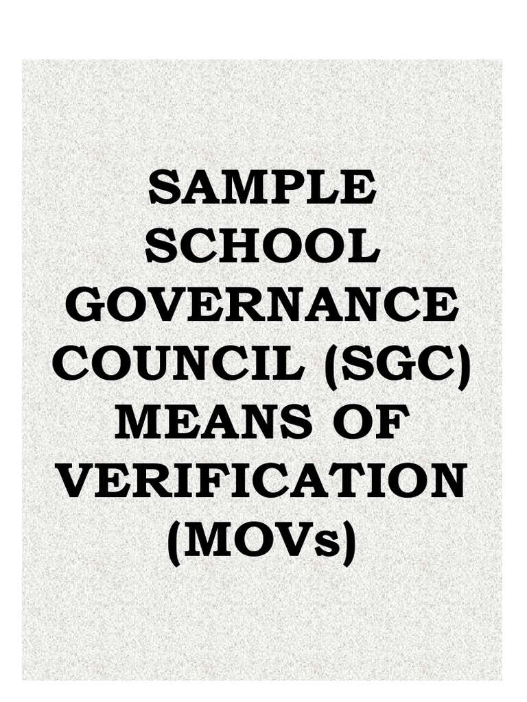 Edited SAMPLE SGC MOVs | PDF