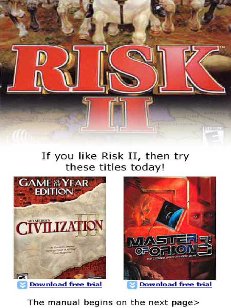 Risk II - Manual - PC | PDF