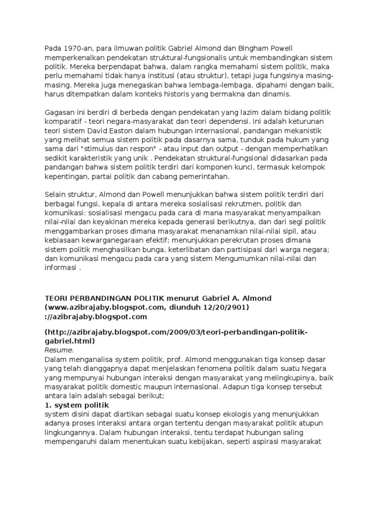 Gabriel A.almond | PDF