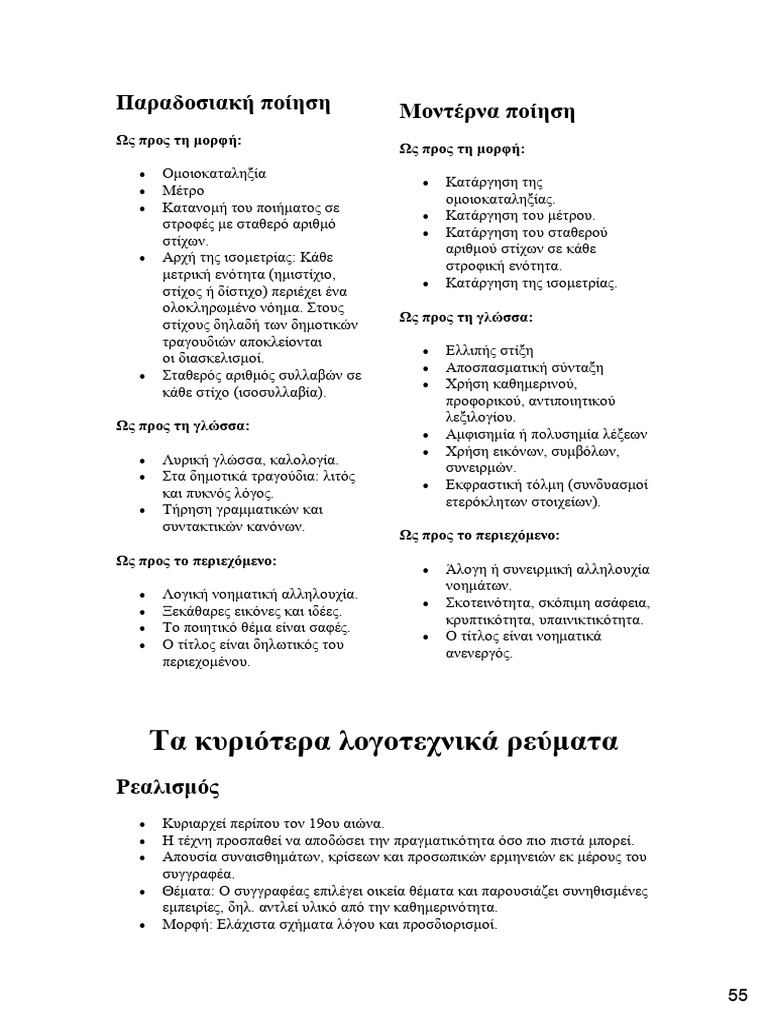 Θεωρία Λογοτεχνίας Γ ΓΥΜΝΑΣΙΟΥ | PDF